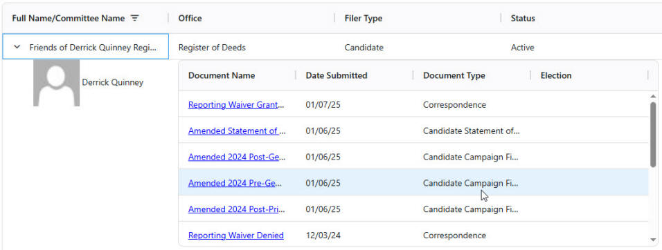 How to view campaign finance reports